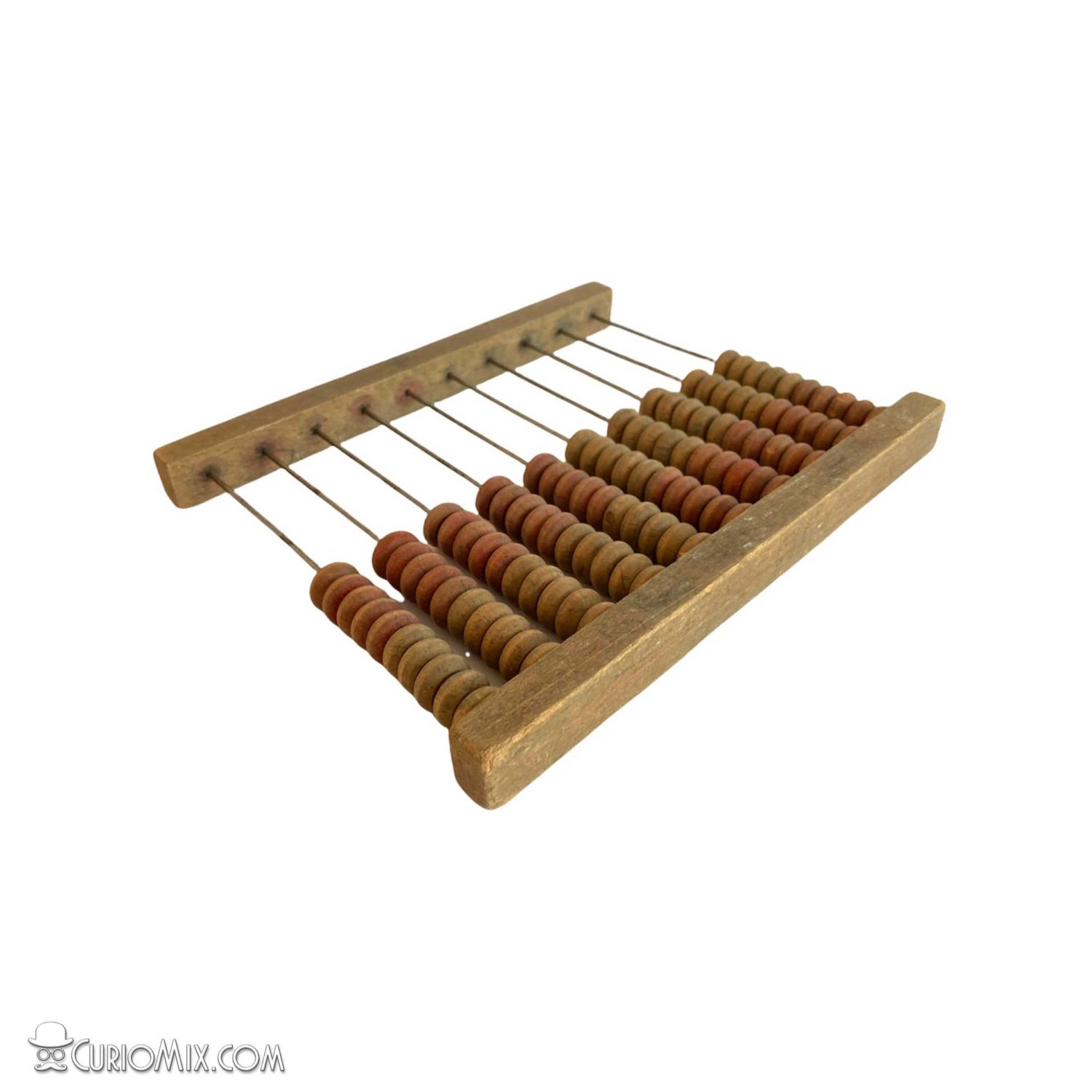 Wooden Abacus 1960s - Curio Mix