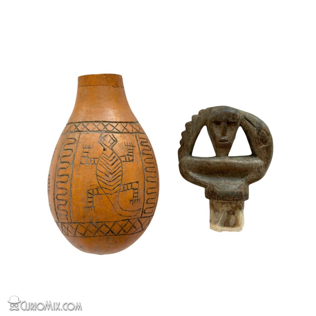 African Pod Bottle - Curio Mix