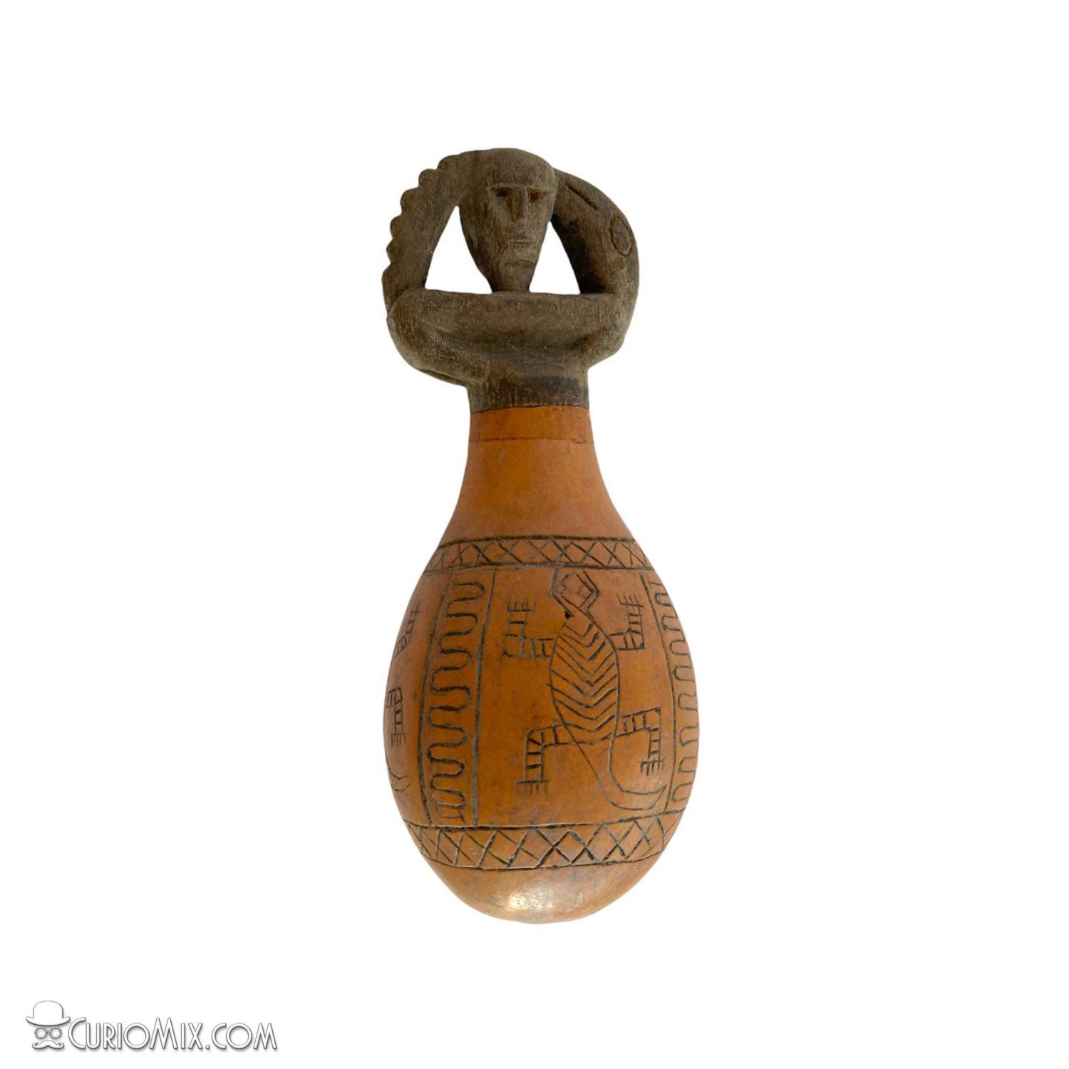 African Pod Bottle - Curio Mix