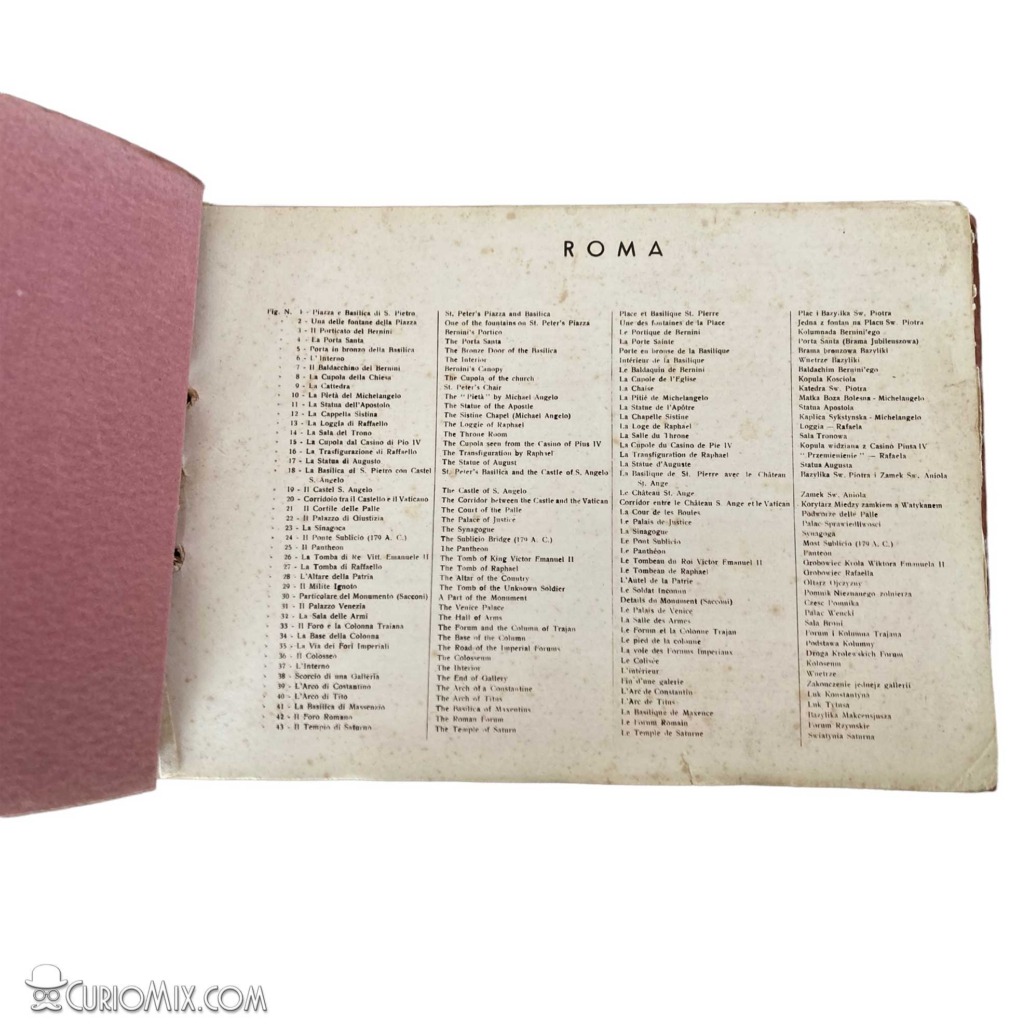 Book - Roma Images Souvenir - Curio Mix