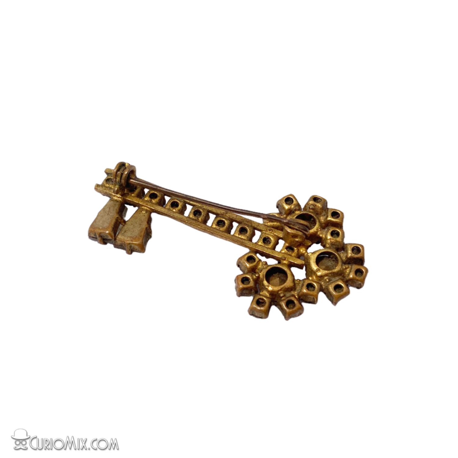 Gem Key Brooch - Curio Mix