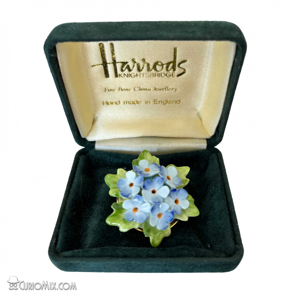 Harrods China Brooch - Curio Mix