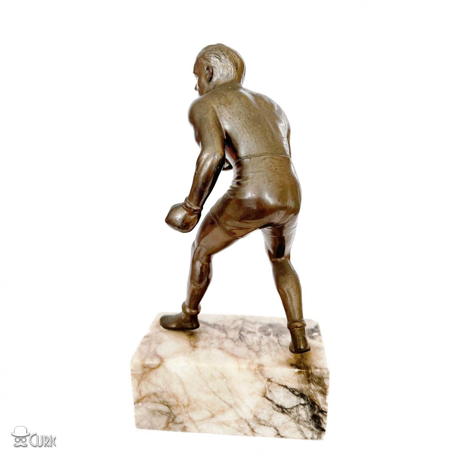 Art Deco Boxer Figure - Curio Mix