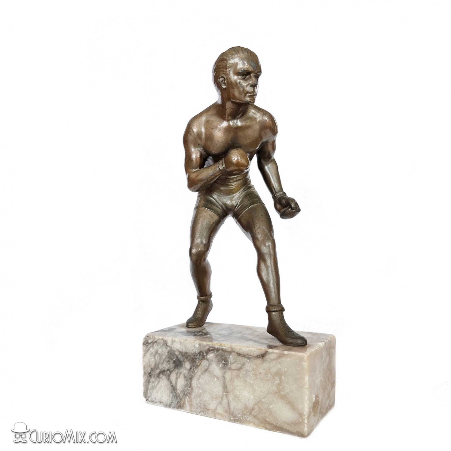 Art Deco Boxer Figure - Curio Mix